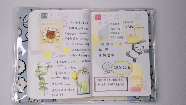 制定了接下来一周的准备计划