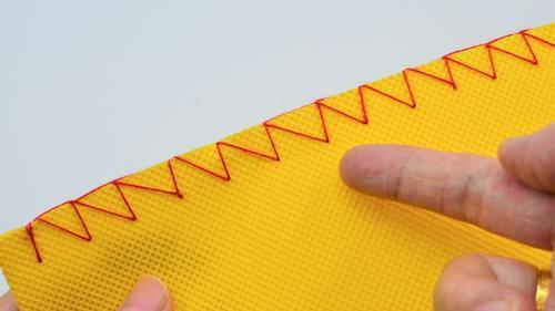 衣服破了不要扔,外婆教我锁边针法,比机械缝的还精致,一看就会