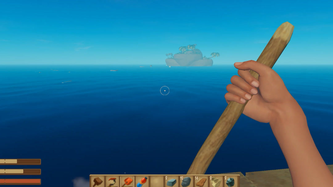 木筏求生漂流记:这个小岛特别难上费了小函好多心思