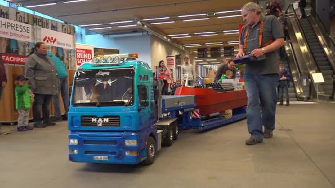 大型重型运输模型 1:7 运送货轮