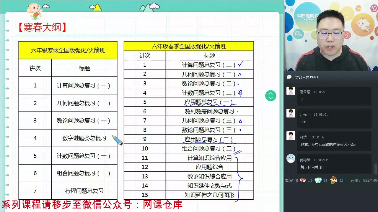 【在家学网课】六年级数学总复习知识点总结