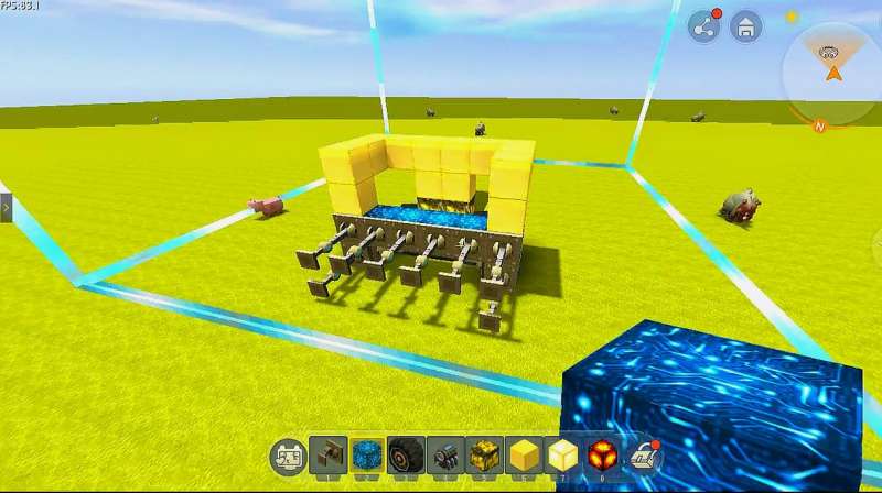 迷你世界:小丹好久没有造车了,造的推土机都跑不动了