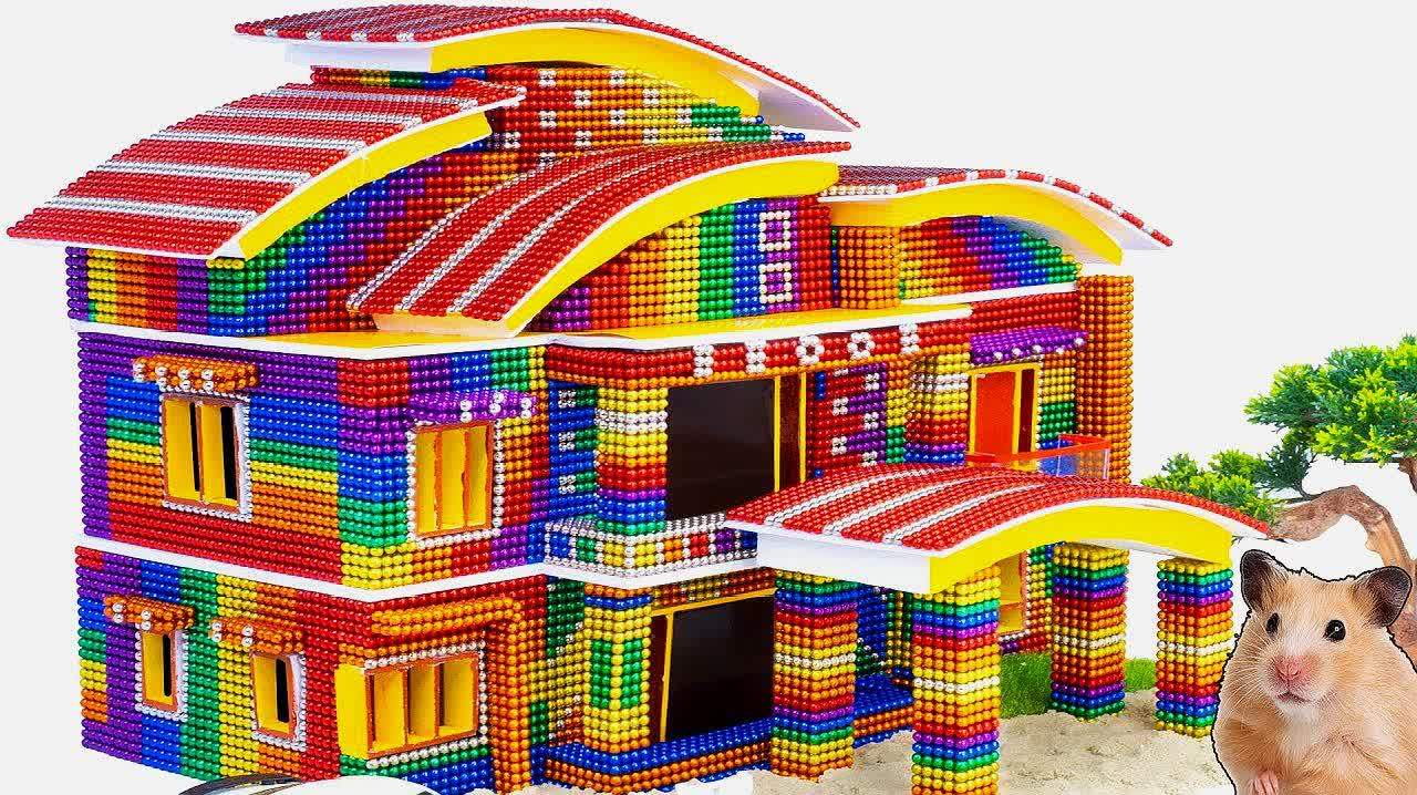 小伙宅家太无聊,为仓鼠情侣打造"豪华别墅",网友:自己找虐?