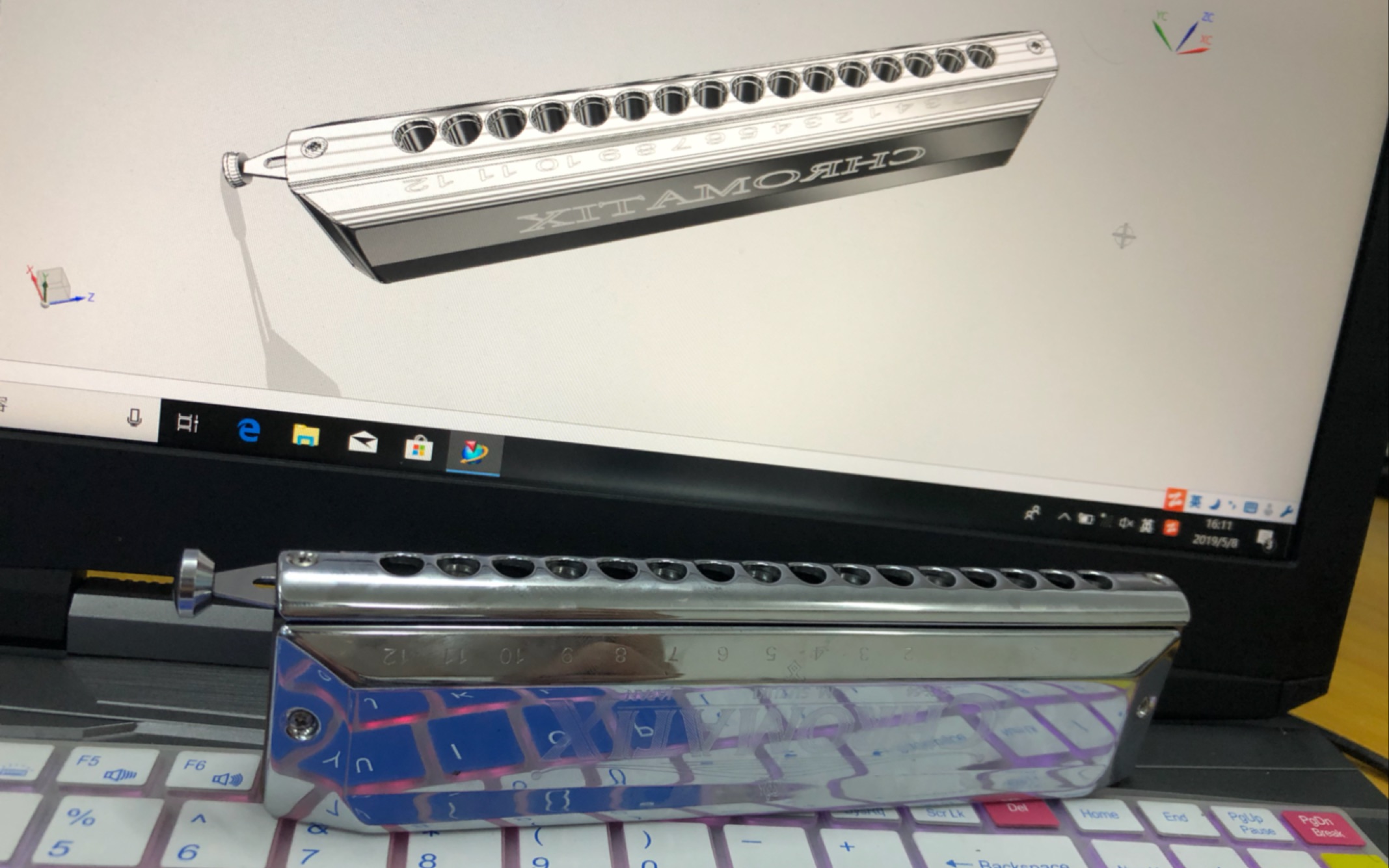 用ug画口琴你见过嘛?