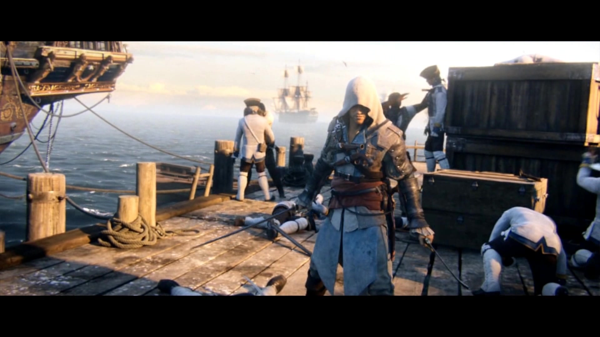 刺客信条4黑旗 全剧情流程 黑旗预告CG 【慵懒的SMALLA】剧情全...