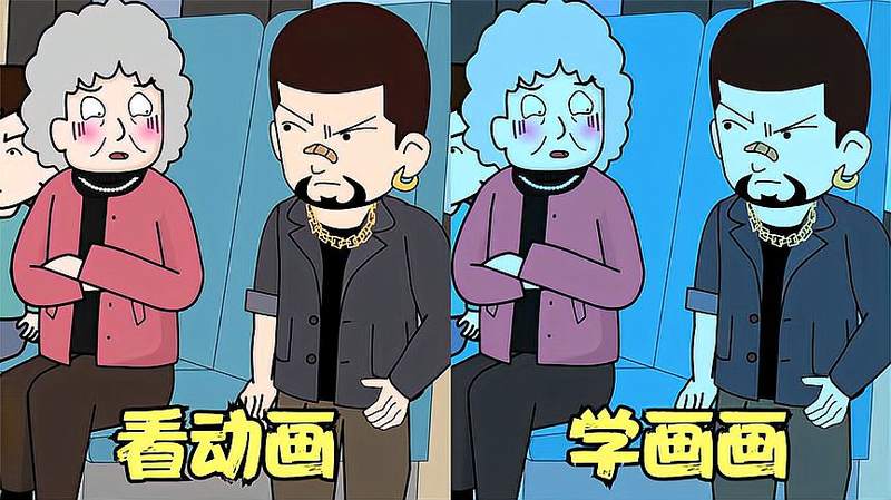 看动画学画画:简笔画~可爱小牛的画法+涂色,儿童绘画简单又好看