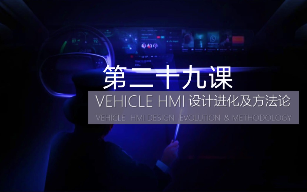 汽车HMI设计进化&方法论_第29课_交互基础05#HMI设计#HMI交互...