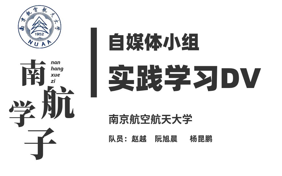 【南京航空航天大学】自媒体行业深究与研习小组学习交流视频