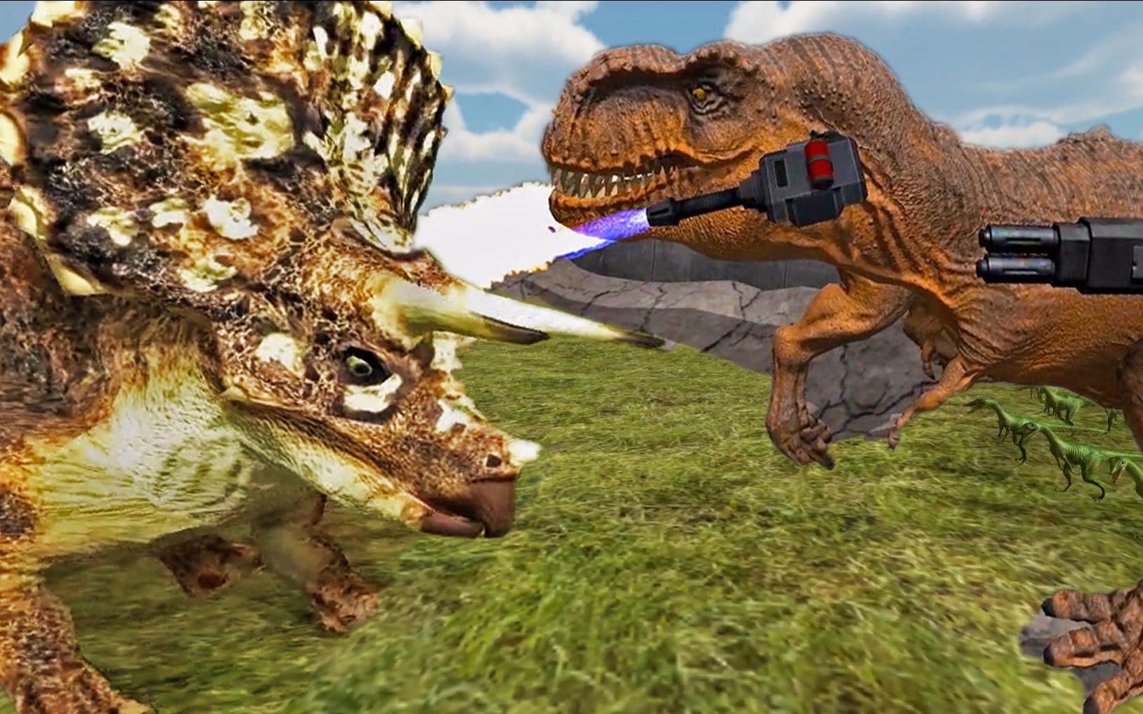 【小猪解说】野兽模拟器丨现代科技和史前生物的对决!