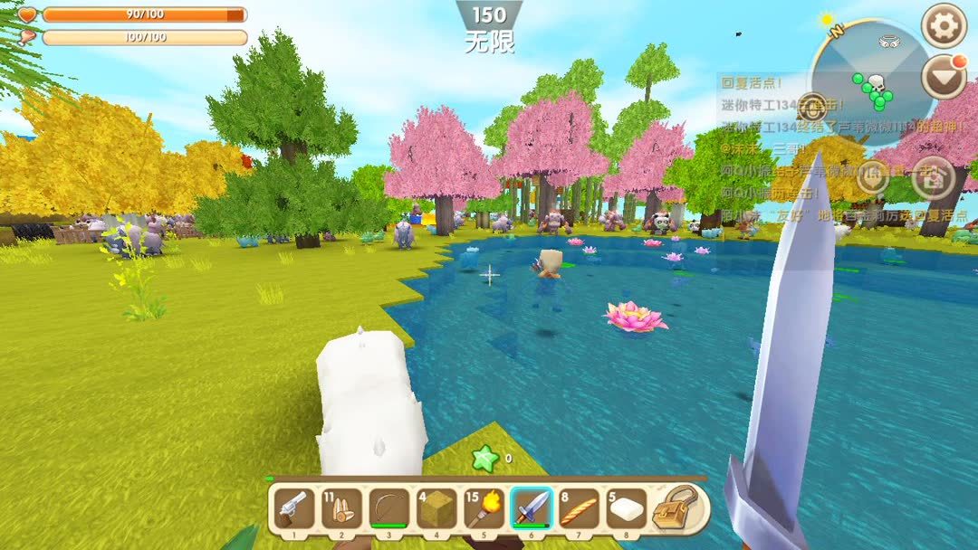 迷你世界:这个地图的生物是怎么了,怎么都变成了怪兽