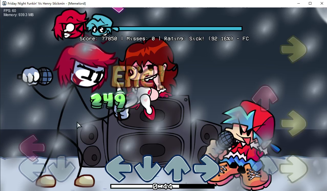 fnf元老级模组更新[亨利4.0]week3全流程