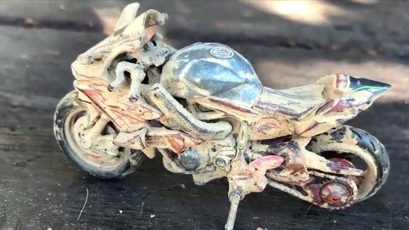 【修复】恢复川崎忍者H2R摩托车模型恢复小川崎忍者H2R摩托车模型