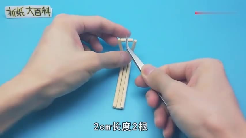 一次性筷子教你变废为宝,手工DIY迷你餐桌椅子,简单漂亮不花钱