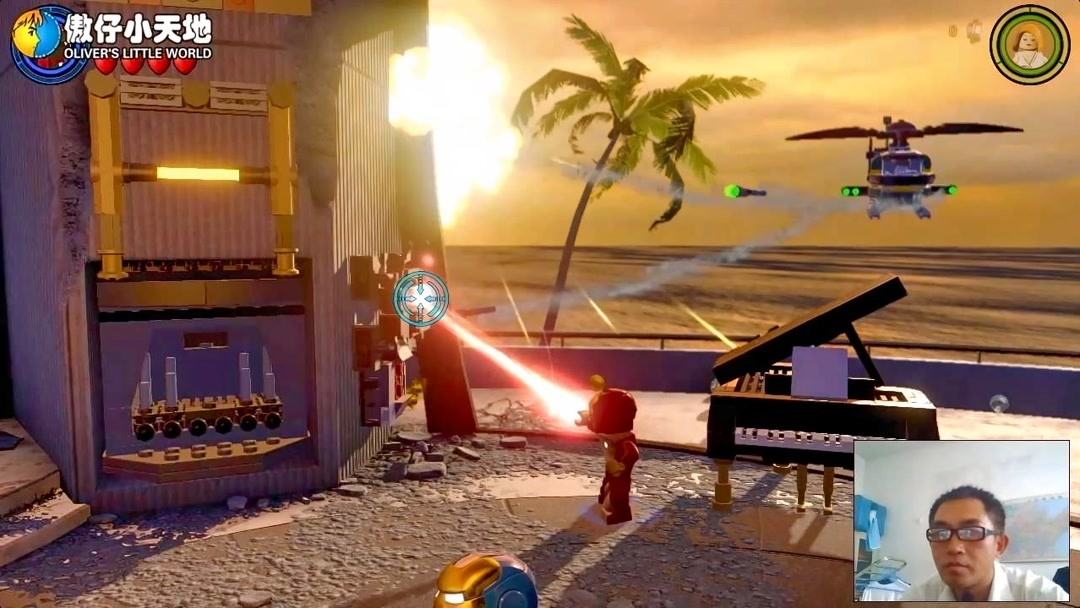 乐高漫威复仇者联盟第1部-48钢铁侠在阁楼击落直升机解救小辣椒