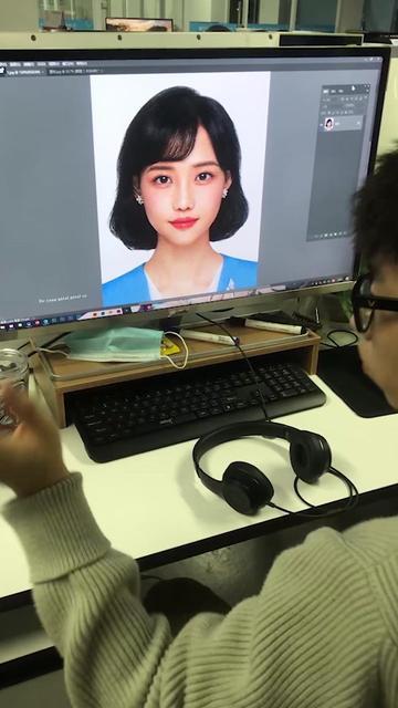 快速制作证件照ps教程ps修图ps