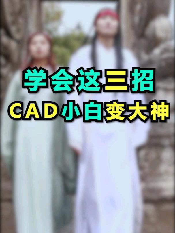 学会这三张,CAD小白变大神