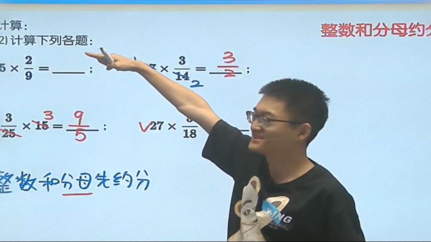 分数乘整数,升六年级的孩子们快来看啦,提前预习开学后当学霸!