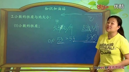 苏教版五年级上册数学满分班第4讲(3)认识小数知识点2_标清