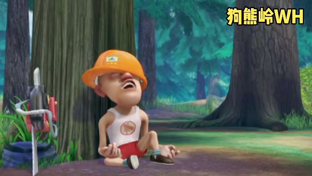 熊出没搞笑倒放版,熊大熊二又来打扰光头强睡觉了