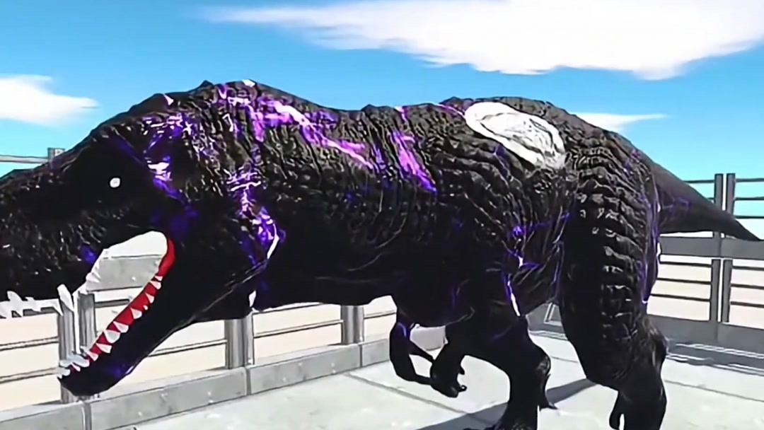 动物战争模拟器:今天绿色霸王龙出动啦,挑战不同类型的动物