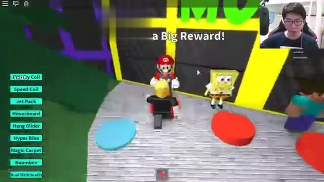 Roblox59 超级长的滑梯! 这是马里奥还是史蒂夫? 小宝趣玩