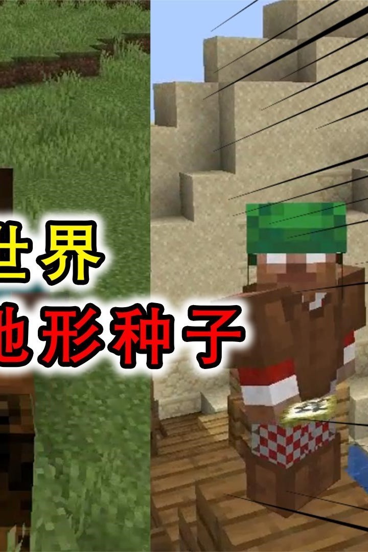 我的世界:盘点MC有哪些超大地形种子呢?你有遇到过吗?