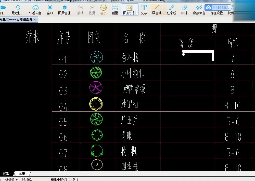 韩力教育园林景观工程造价预算小叶榄仁清单列项及定额套取