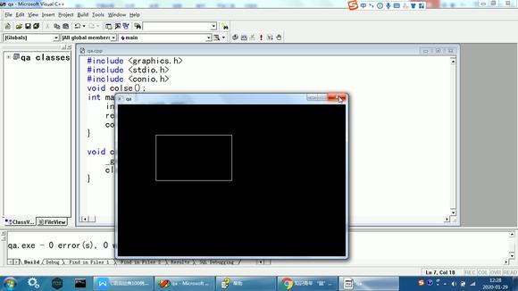 C语言经典例子之用ellipse 和rectangle 函数画图