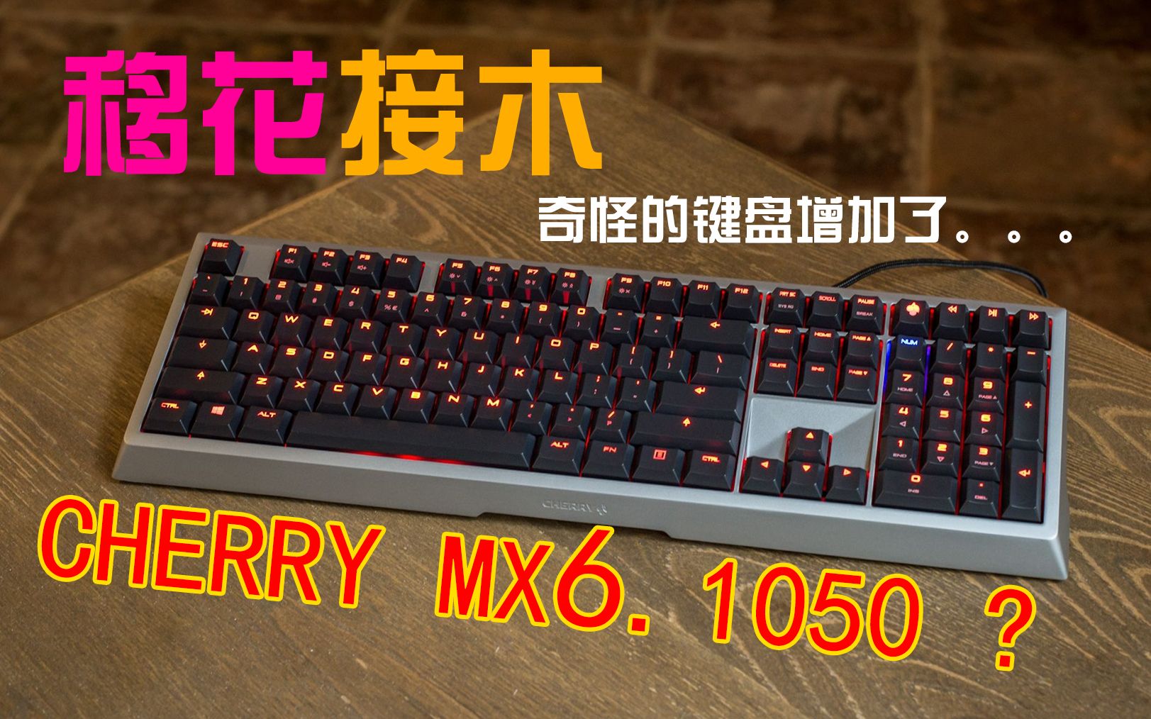 【移花接木】进化的cherry樱桃MX6.0 ?给单色光键盘的灯效进阶。...