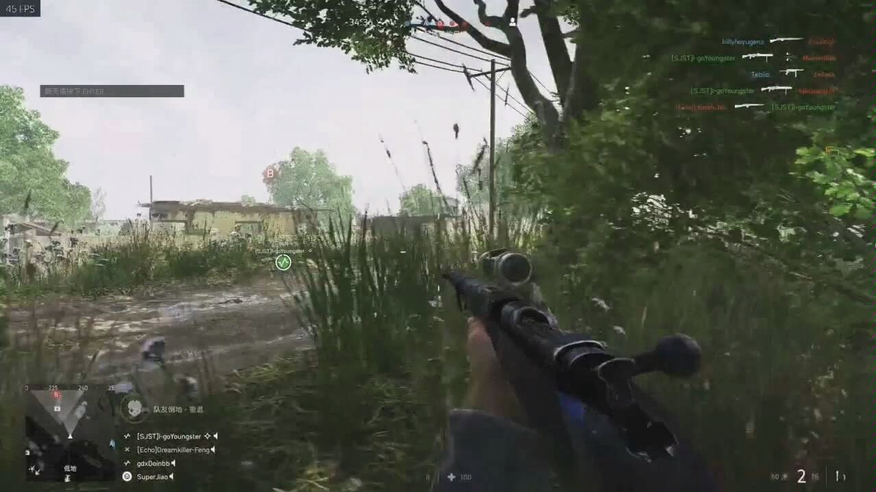 《战地5》狙击视频01