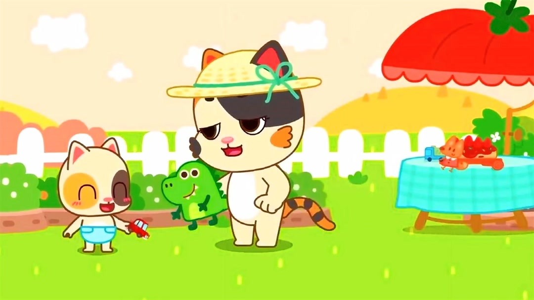 宝宝巴士动画第1季:不要拿着玩具跑,很危险!