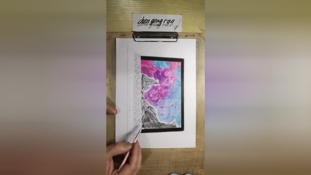 手绘效果图,绘画过程分享…(更多手绘作品上传分享,请关注留意更新)