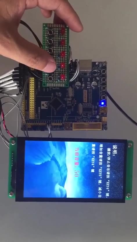 stm32与串口屏简单控制按键与触摸
