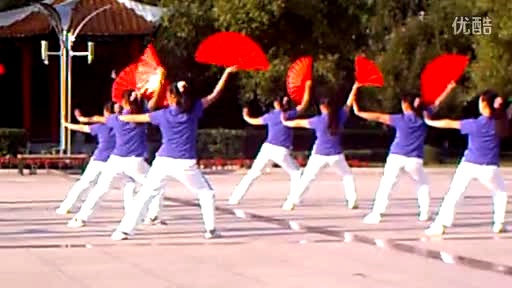 山里红表演队太极扇【中国响扇】