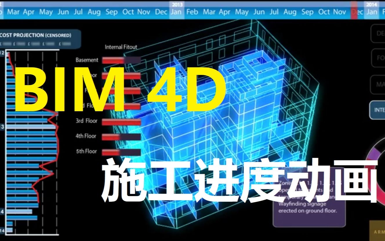 BIM 4D 施工动画