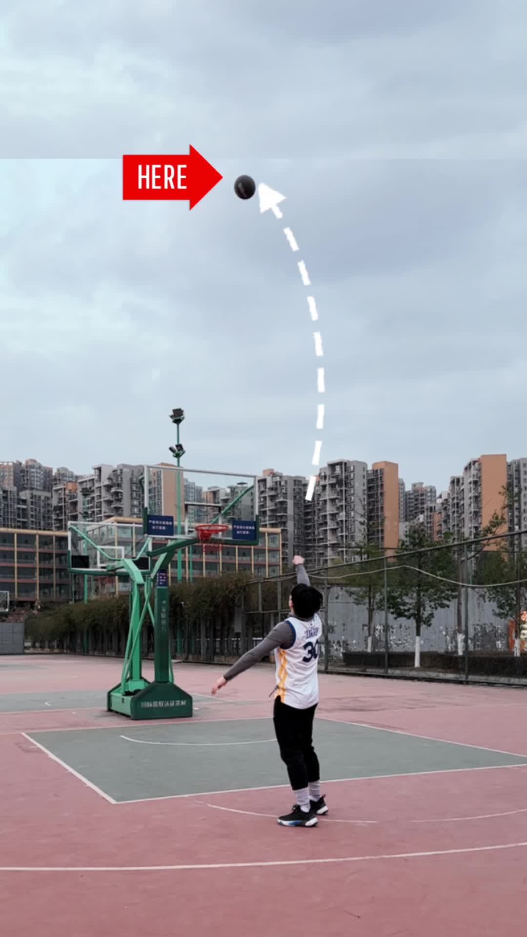 这是打鸟用的投篮抛物线?#投篮