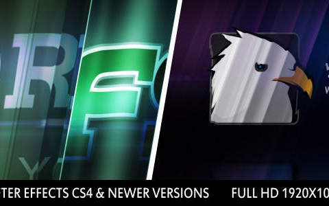 AE模板-液体蠕动水面波纹特效的公司企业品牌商品店铺标志动态...