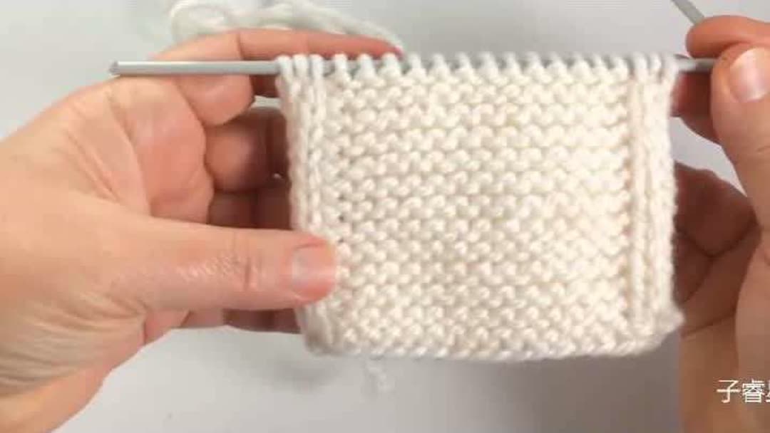 手工毛衣编织教程:简单易织的反针花样织法教程,织毛线鞋超好看