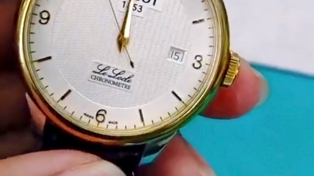 天梭力洛克走时不准,上弦有异响,检测维修