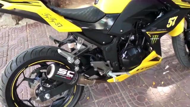 川崎Z300换装SC排气管,这声浪还行吧
