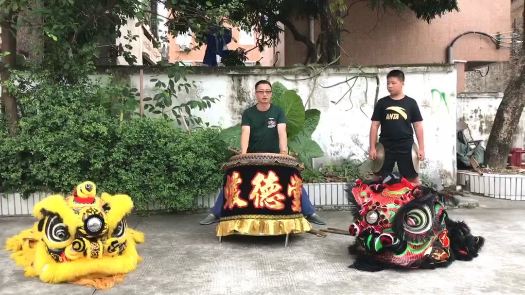 何师傅教南狮 入门鼓乐基础练习 基本功2 #醒狮# #武堂体育# #中国...