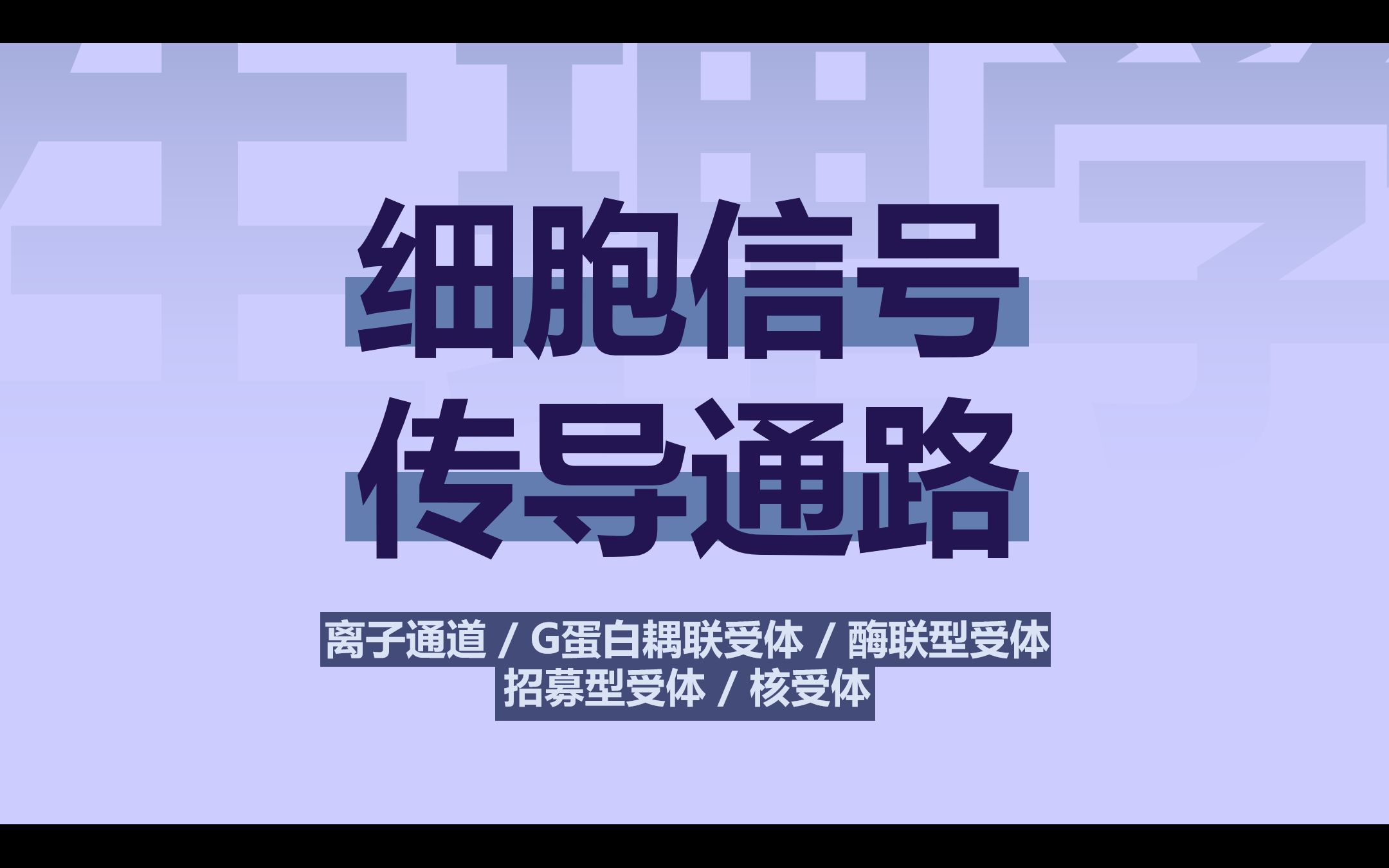 生理/细胞:速通生物体内的信号传导通路(G蛋白耦联受体,第二信使,级联...