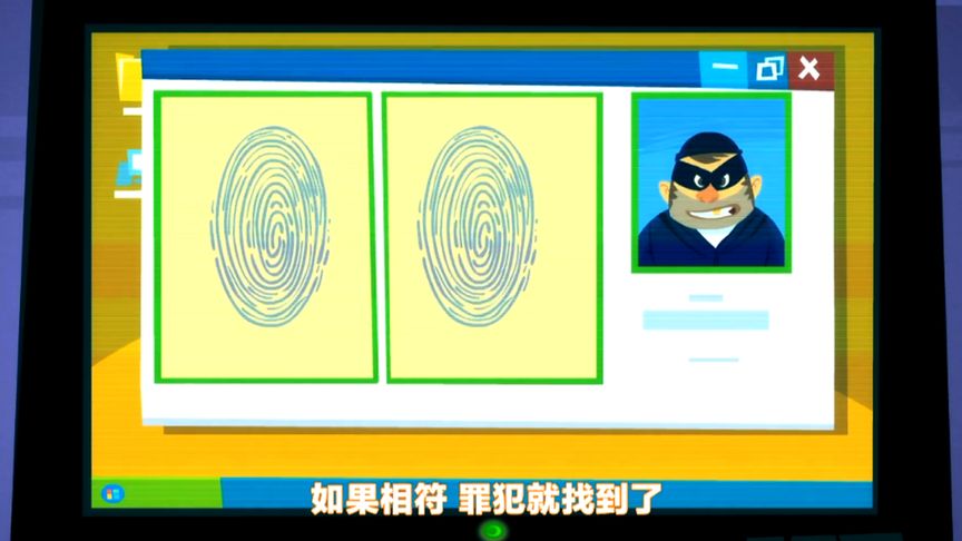 螺丝钉:指纹真的很神奇,可以帮助警察破案,还可以当做钥匙