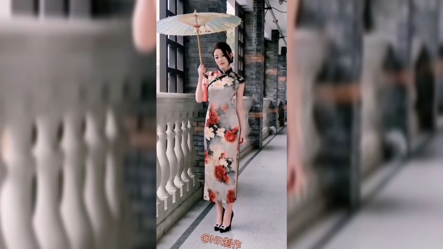 迷人旗袍秀#美女#模特#时尚#生活#上热门#