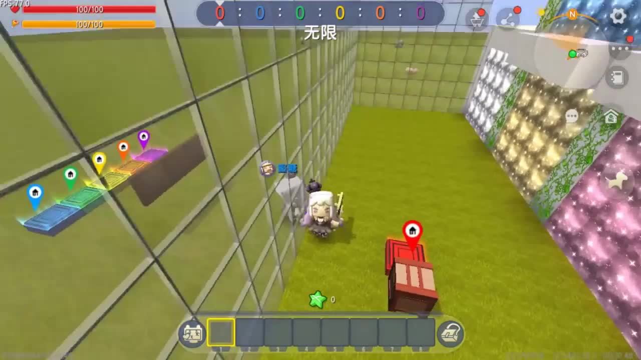 迷你世界:涓涓和蜜糖在迷你中拆盲盒,没猜对一个!