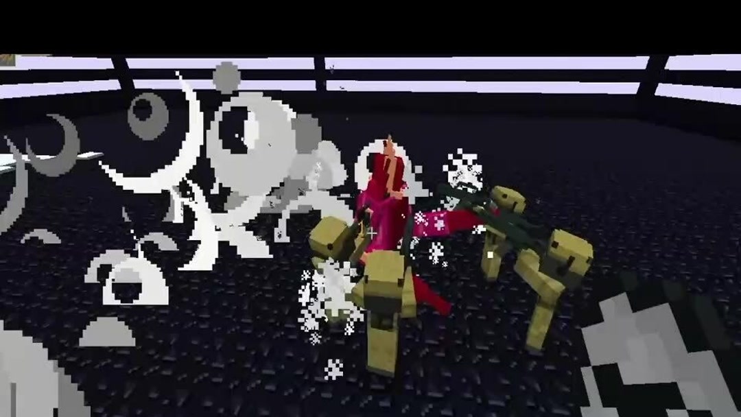 我的世界模组大乱斗 手雷大兵对战地狱神秘Boss_2