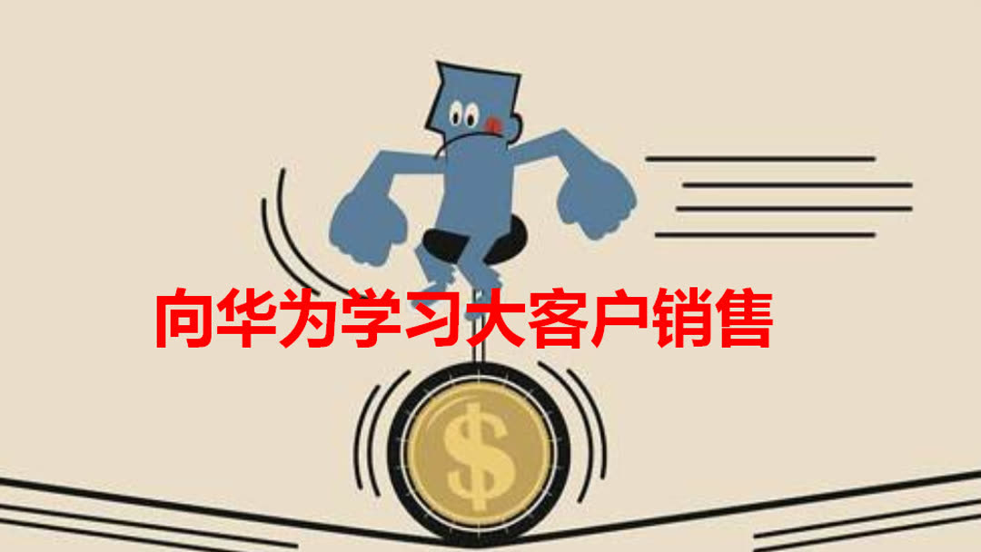 向华为学习以客户为中心的大客户销售与狼性营销许浩明老师授课