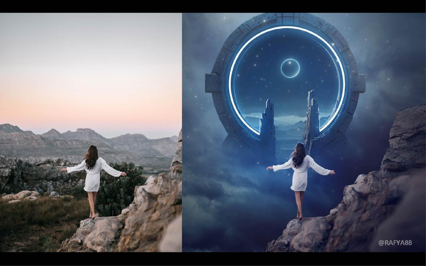 Adobe Photoshop教程:科幻星际之门效果合成