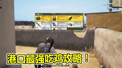 萌新港口应该这样打!提高你的吃鸡率!和平精英信号枪