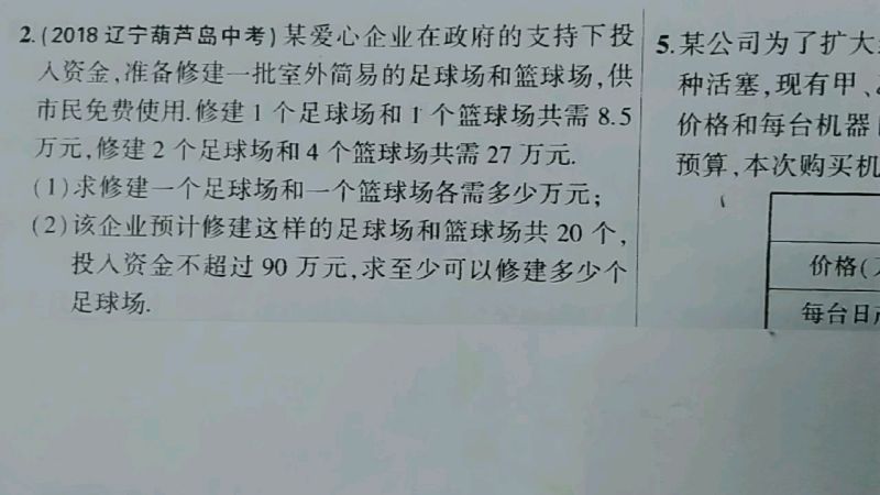 一元一次不等式解决问题中考题型,清晰明了,一看就会